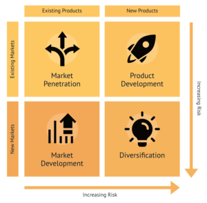 The Ansoff Matrix (Product-Market Matrix): Definition, Model & Examples