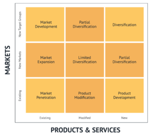 The Ansoff Matrix (Product-Market Matrix): Definition, Model & Examples